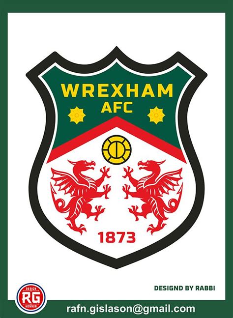 Wrexham Afc On Behance Graphic Design Logo Wrexham Logo Design