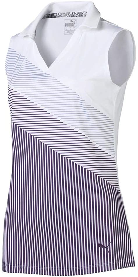 Puma Womens 2019 Prep Sleeveless Golf Polo Shirts