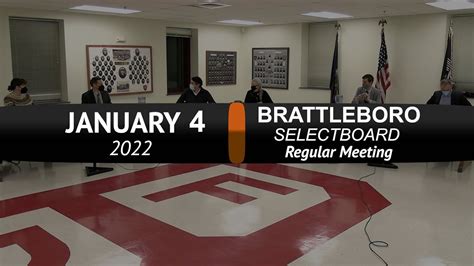 Brattleboro Selectboard Brattleboro SB Mtg YouTube