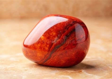 Radiant Red Jasper Gemstone A Polished Beauty For Branding And Design Inspiration Featuring A
