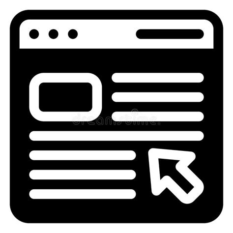 Advertising Icon Digital Marketing Concept Stock Vector Illustration