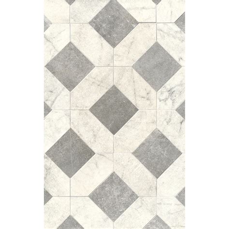 Cassettone Grey Mosaic Porcelain Wall And Floor Tile The Tile Shop
