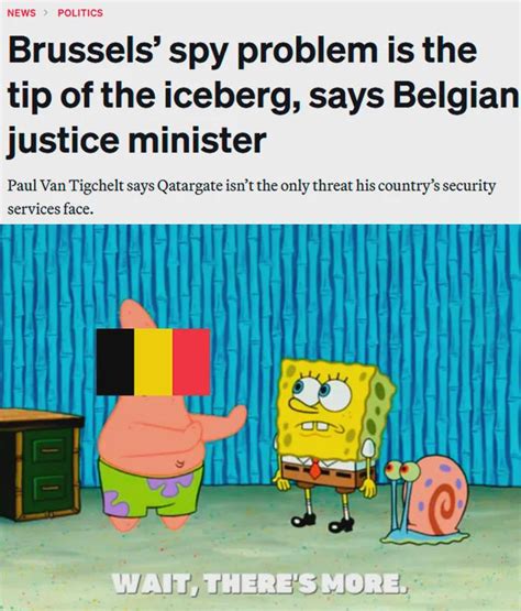 Spongebob Belgium Spy Iceberg Rspongebobmemes