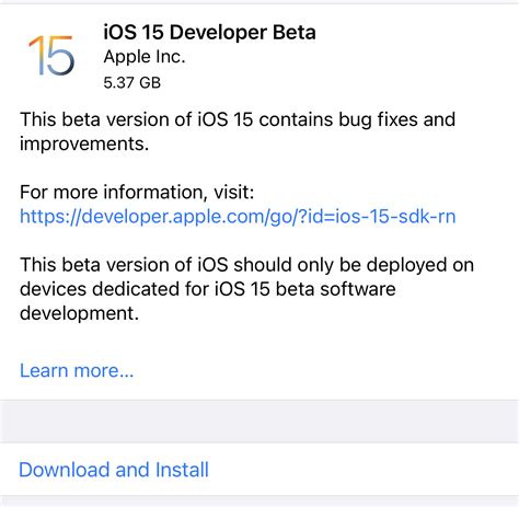 Ios 15 Install Onwebras