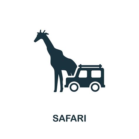 Safari Icon From Australia Collection Simple Line Safari Icon For