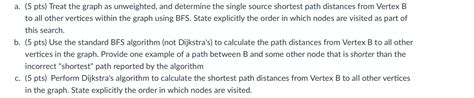 Solved 1 Consider The Following Directed Grapha 5 Pts