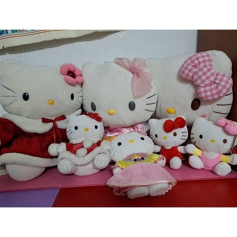 三麗鷗 凱蒂貓 大型絨毛玩偶 Hello Kitty 早期懷舊玩偶 各式kitty絨毛娃娃 蝦皮購物
