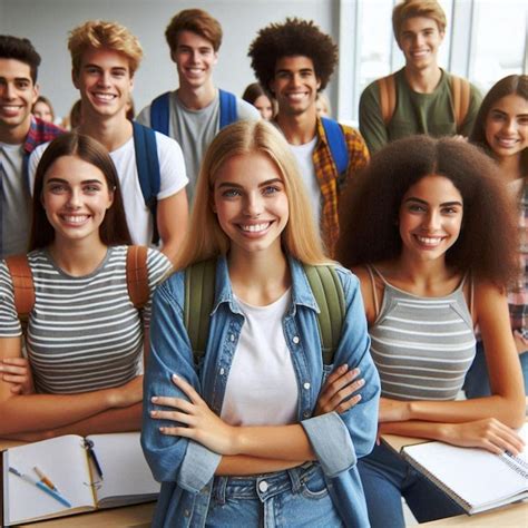 First Day Of School Diversity Premium Ai Generated Image