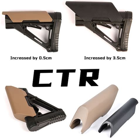 Tactical Ctr High Low Cheek Riser Style Mag Pul Industry Ar M4 Stock