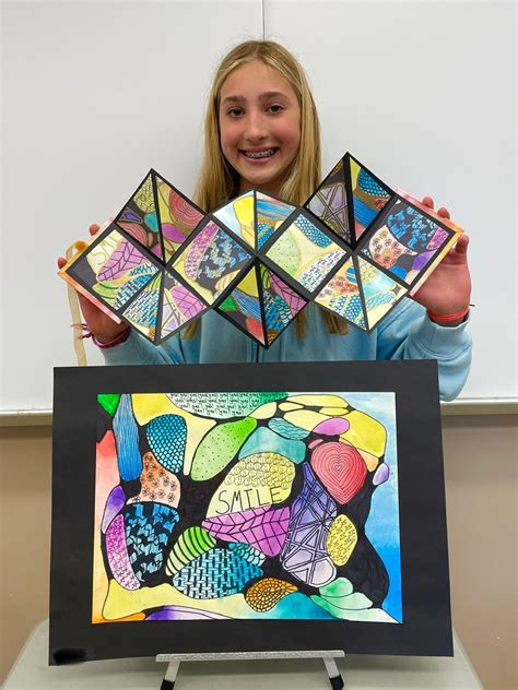 Neurographic Artembellished In School Art Projects Art
