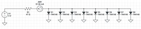 How To Drive Eight PIN Diodes In Parallel With 90 MA Current Using Arduino Uno R3 LEDs And