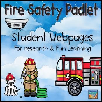 Fire Safety Padlet A Student Webpage Activity TPT