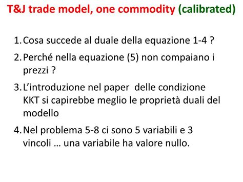 Ppt Calibrating Partial Equilibrium Mathematical Programming