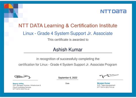 Ashish Kumar On Linkedin Linux Nttdataservices