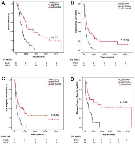 Survival Curves For Huge Unresectable Hcc Patients Who Underwent