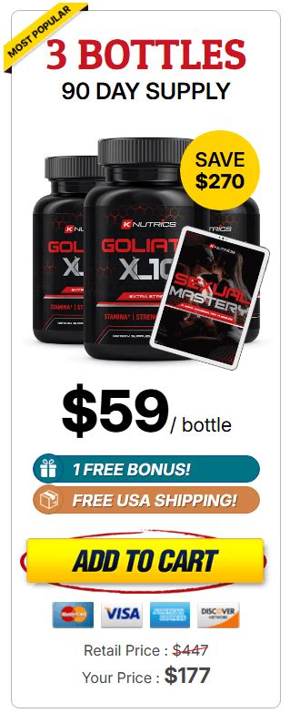 Goliath Xl10 ™ Official Website Enhance Male Sexual Health