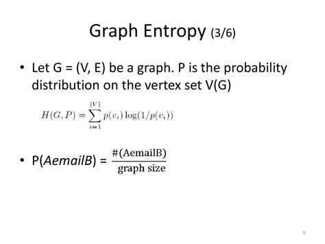 Discovering Important Nodes Through Graph Entropy Ppt Download