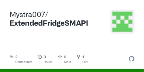 Github Mystra007extendedfridgesmapi