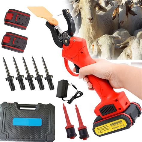 Rusopobe Universal Livestock Ear Tag Applicator Electric