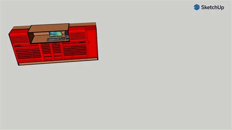 Harbor Freight Work Station Toolbox 3d Model