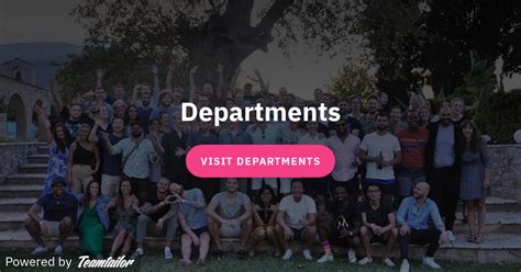 Departments Teamtailor