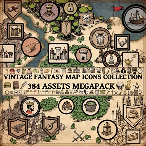 Wonderdraft Assets And Fantasy Map Icons Best Cartography Assets