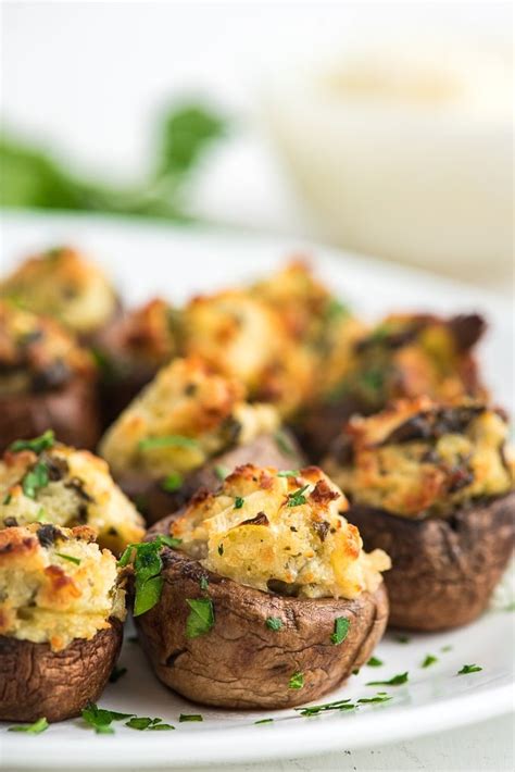 Air Fryer Stuffed Mushrooms Recipe Deliciously Sprinkled