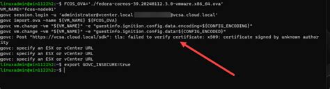 Fedora Coreos Vmware Install And Basic Ignition File Example