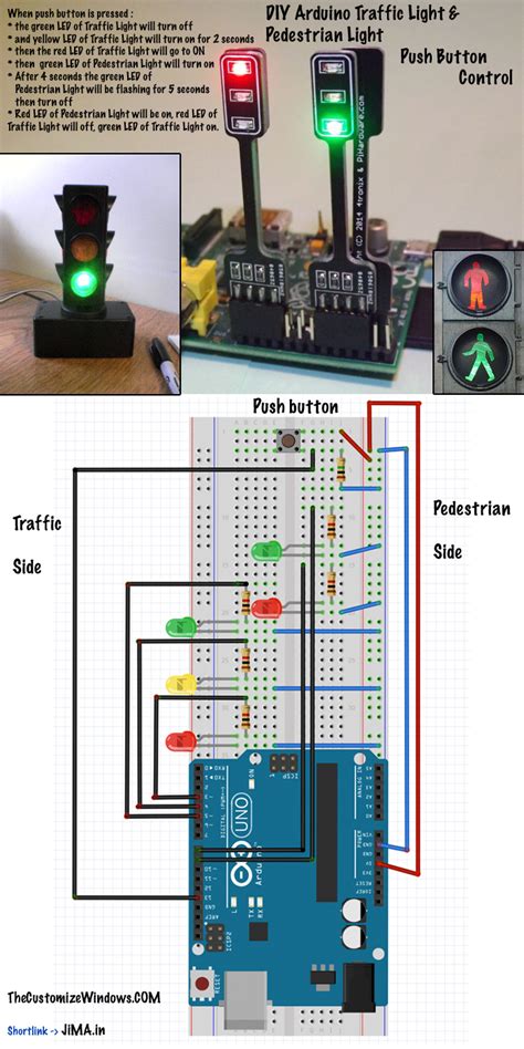 Diy Arduino Traffic Light Pedestrian Light Push Button Control Sexiezpix Web Porn