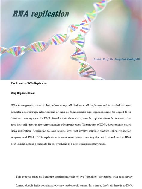 dna replication pdf dna replication dna