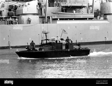 A Pbr Mark Ii River Patrol Boat From The Us Naval Station Panama Canal