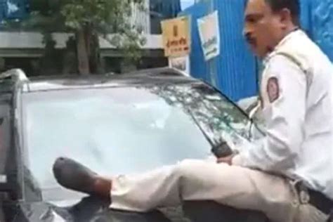 Drug Addict Jumps Signal Drags Navi Mumbai Traffic Cop 19 Kms On