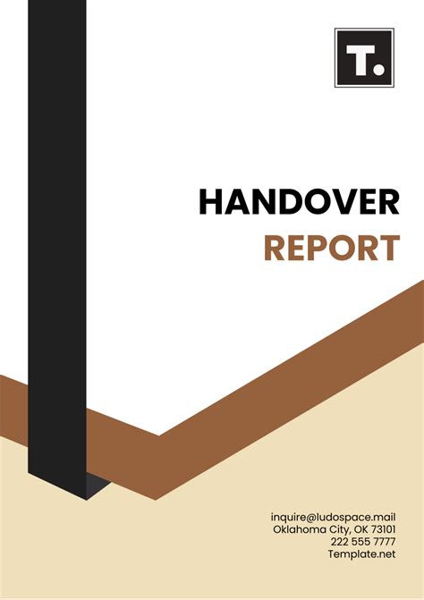 Free Asset Handover Report Template To Edit Online