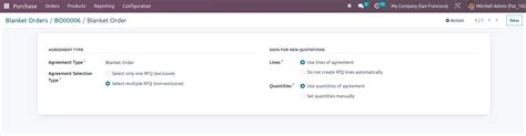 What Is A Purchase Agreements In Odoo 16