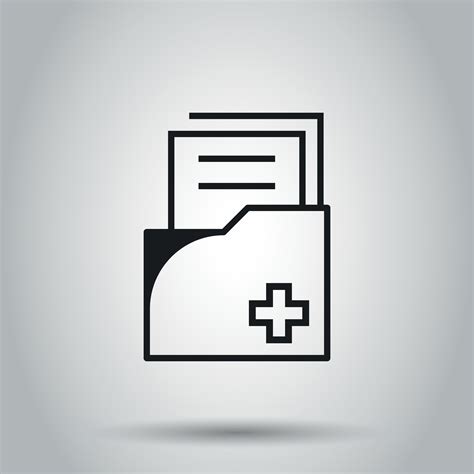 Document Flat Vector Icon Archive Data File Symbol Logo Illustration
