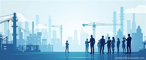 Professional LinkedIn Banner For Industrial Engineer Stable Diffusion Online