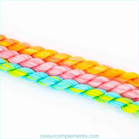 Creating Bold Patterns Using A Simple Colour Palette Colour Complements