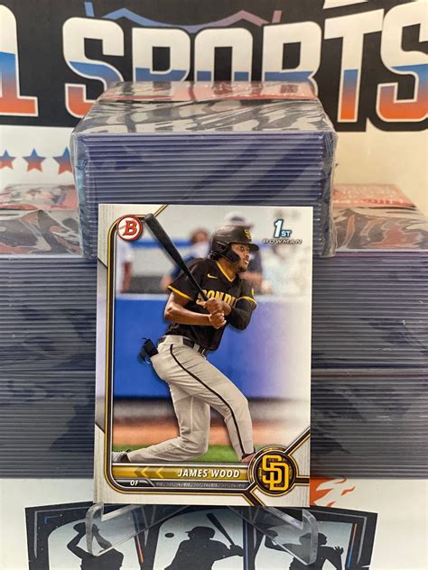 2022 Bowman Prospects 1st Bowman James Wood Bp 108 1 Sports Cards