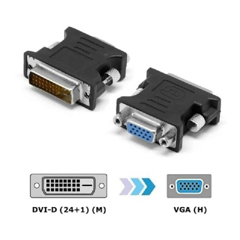 Adaptador Dvi D 241 A Vga Recargas Rafaela
