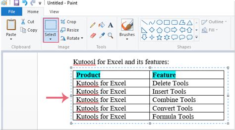 Cómo exportar guardar convertir tablas como imágenes en Word