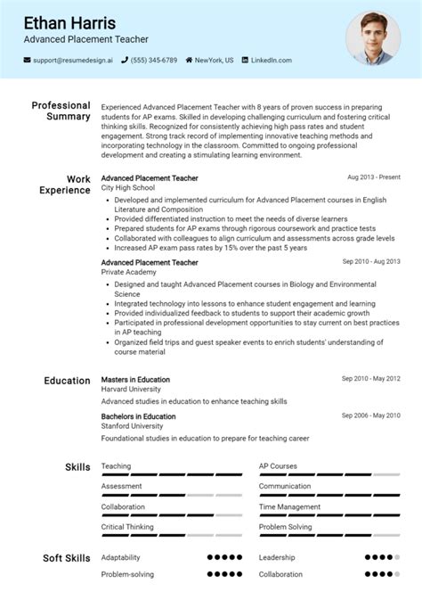 18 Biology Teacher Resume Examples And Templates For 2024 Resumedesignai