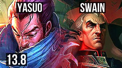 Yasuo Vs Swain Mid 30m Mastery 800 Games Legendary 1234 Kr