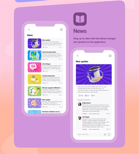 Stable Diffusion Mobile App Behance