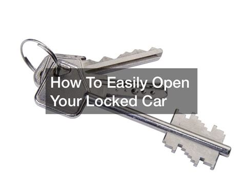 How To Open Your Locked Car Custom Wheels Direct