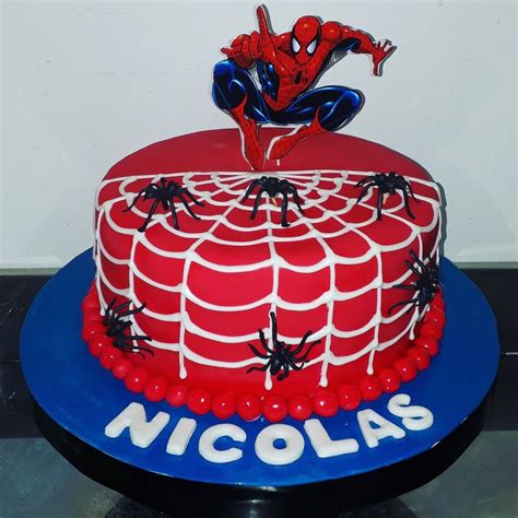 Torta hombre araña Tortas de spiderman Tortas del hombre araña