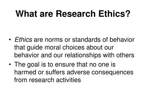 PPT Ethics In Business Research PowerPoint Presentation Free