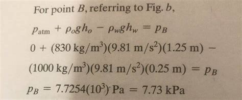 Need Help With Understanding This Solution Fluid Pressure Problem