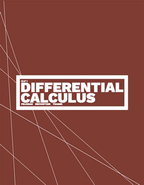 Differential Calculus Book