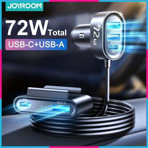 Cod Car Charger Usb Type C Fast Charging Port W Cas Hp Mobil Volt Volt Lengkap Paling