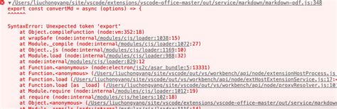 Bug Syntaxerror Unexpected Token Export 编辑器启动之后报错 · Issue 147